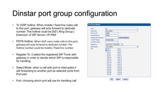 3CX and Dinstart Configuration | PPTX