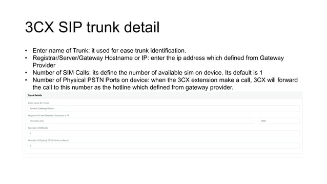 3CX and Dinstart Configuration | PPTX | Computer Networking | Computing