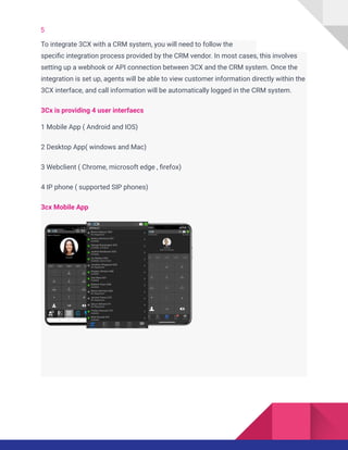 Techbot 3cx Partner - 3cx Features | PDF | Web Conferencing | Computer Software and Applications