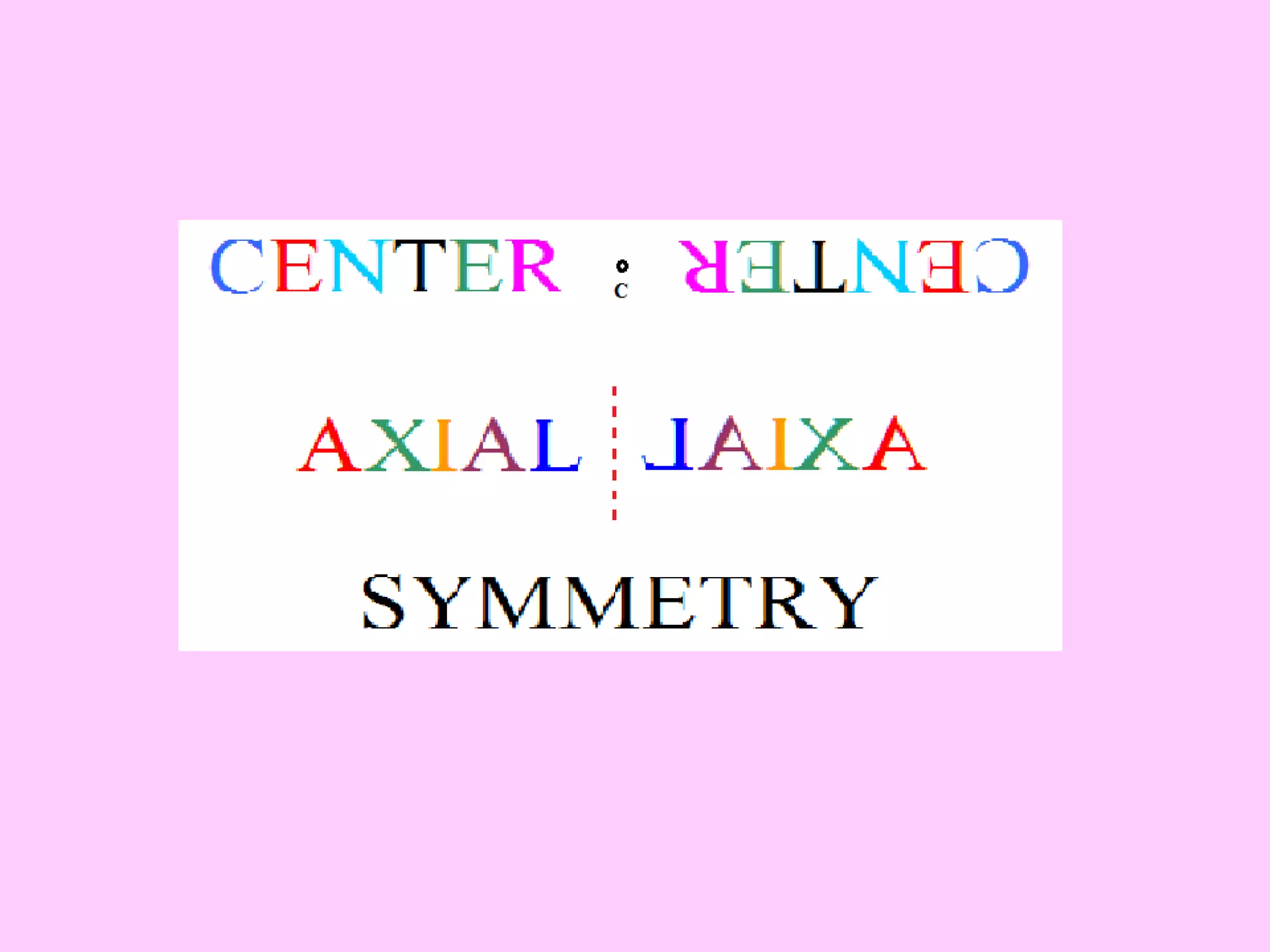 Center and axial symmetry | PPT