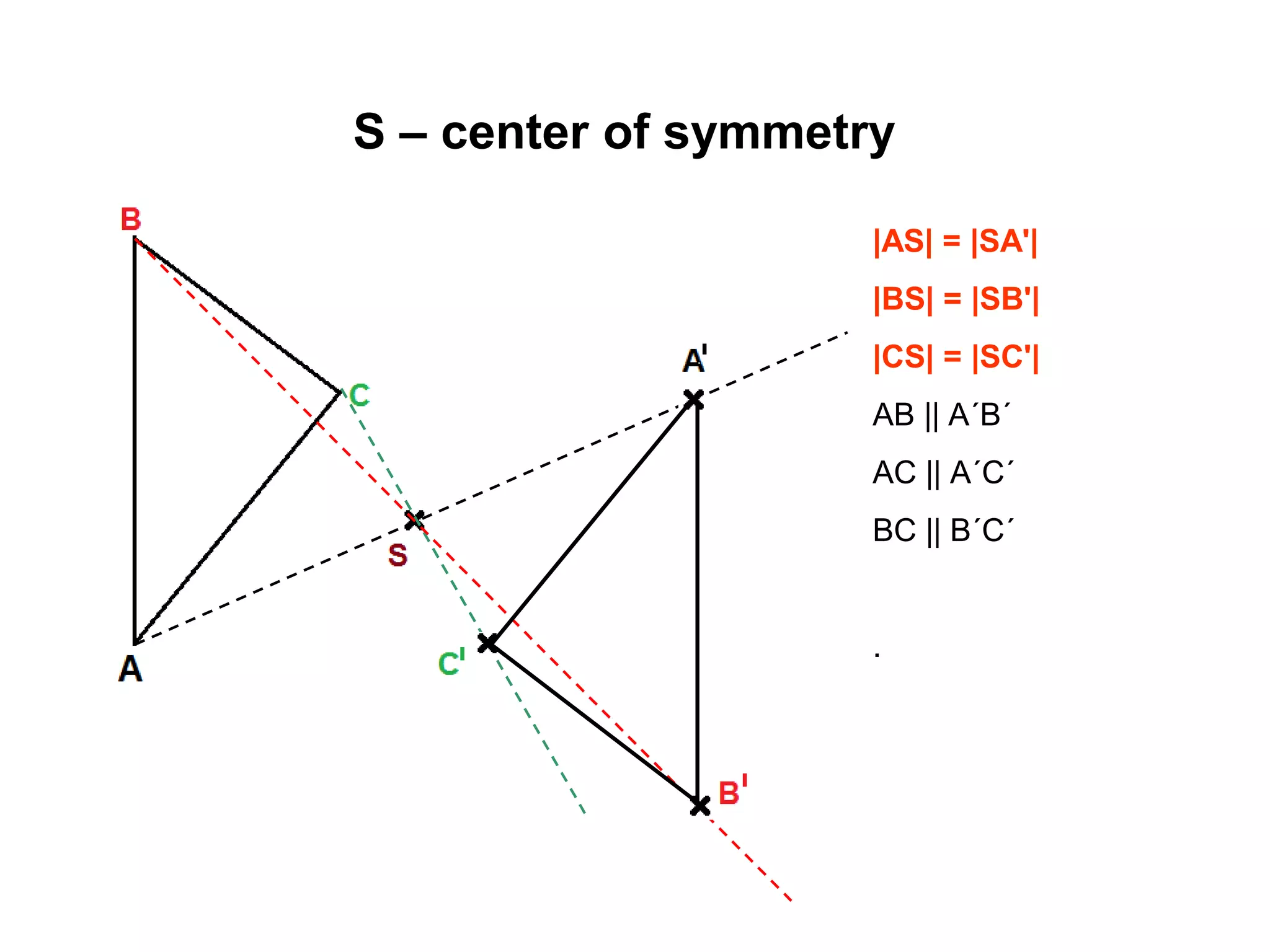Center and axial symmetry | PPT