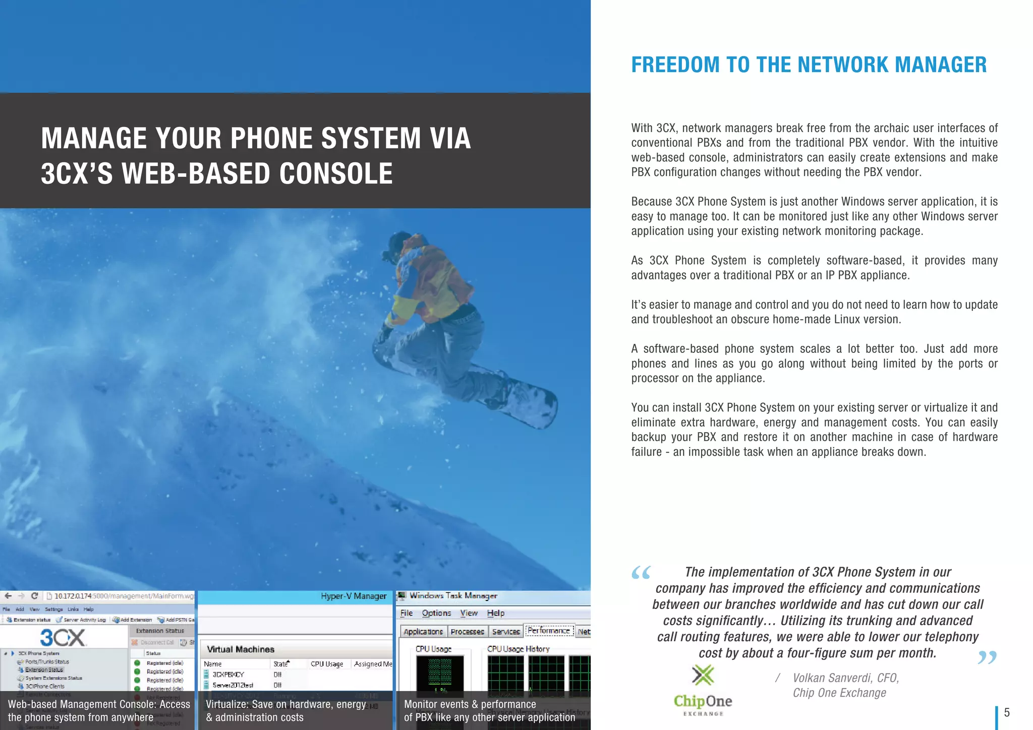 3cx phone system brochure | PDF