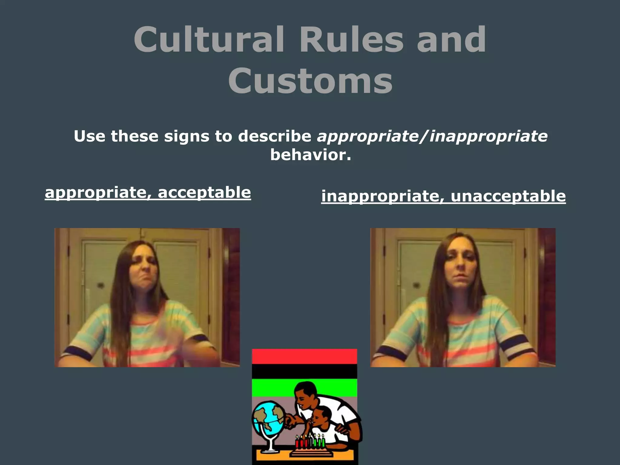3d. Explaining Rules - Cultural Rules and Customs | PPTX