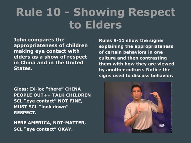 3d. Explaining Rules - Cultural Rules and Customs | PPT