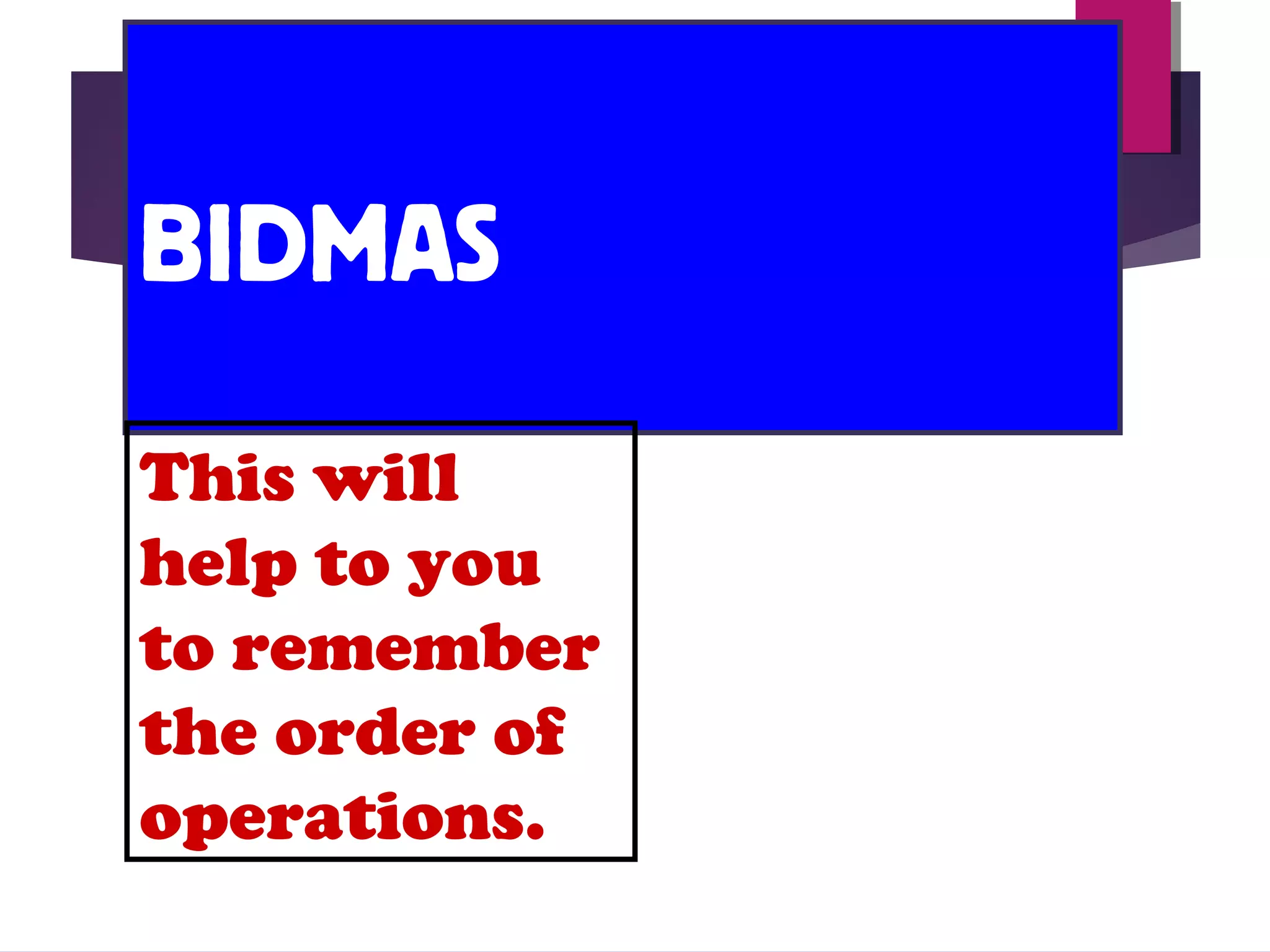 3d. order of operations | PPT