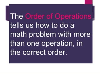 3d. order of operations | PPT
