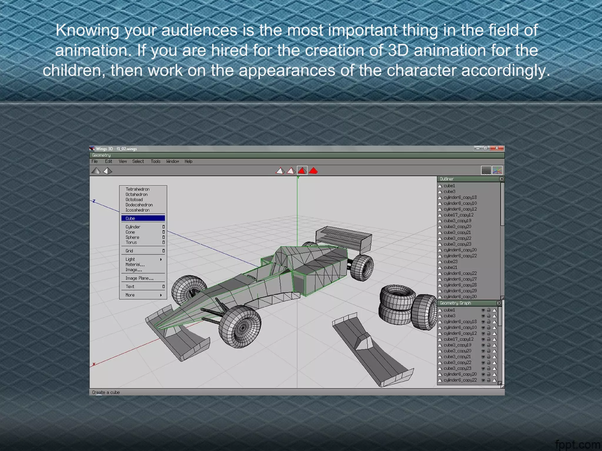 Basics of 3D Modelling | PPT