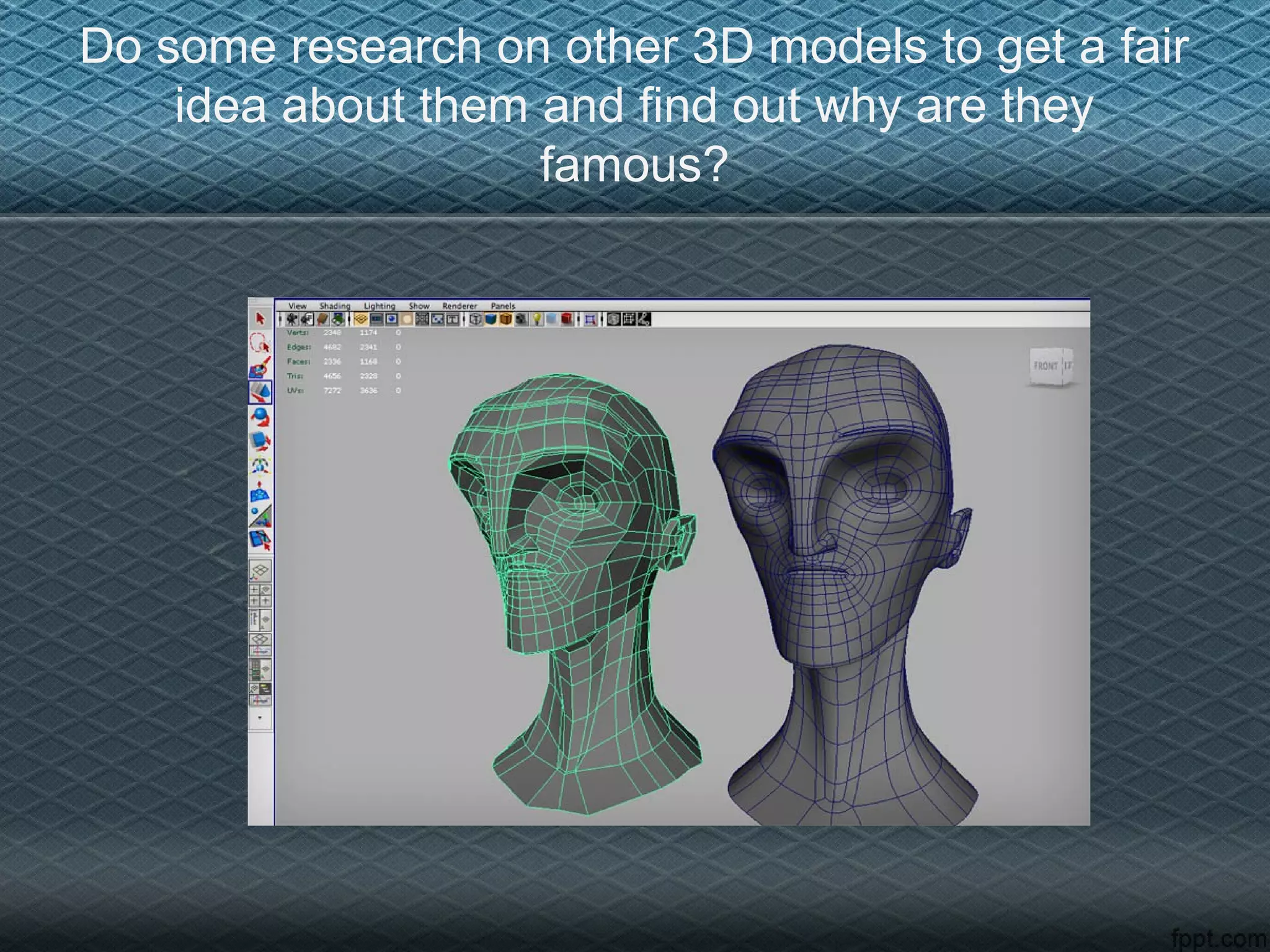 Basics of 3D Modelling | PPT