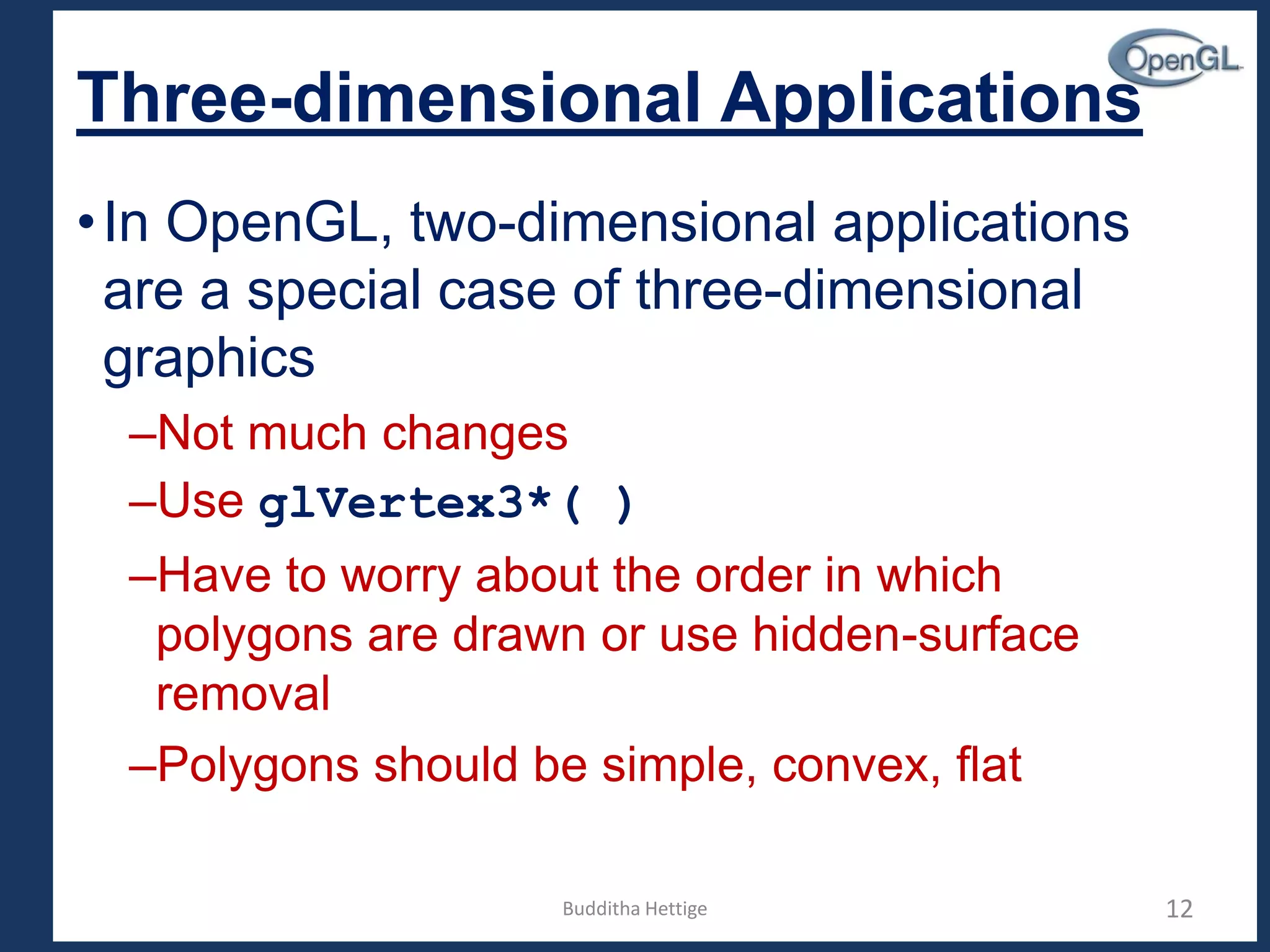 OpenGL 3D Drawing | PDF