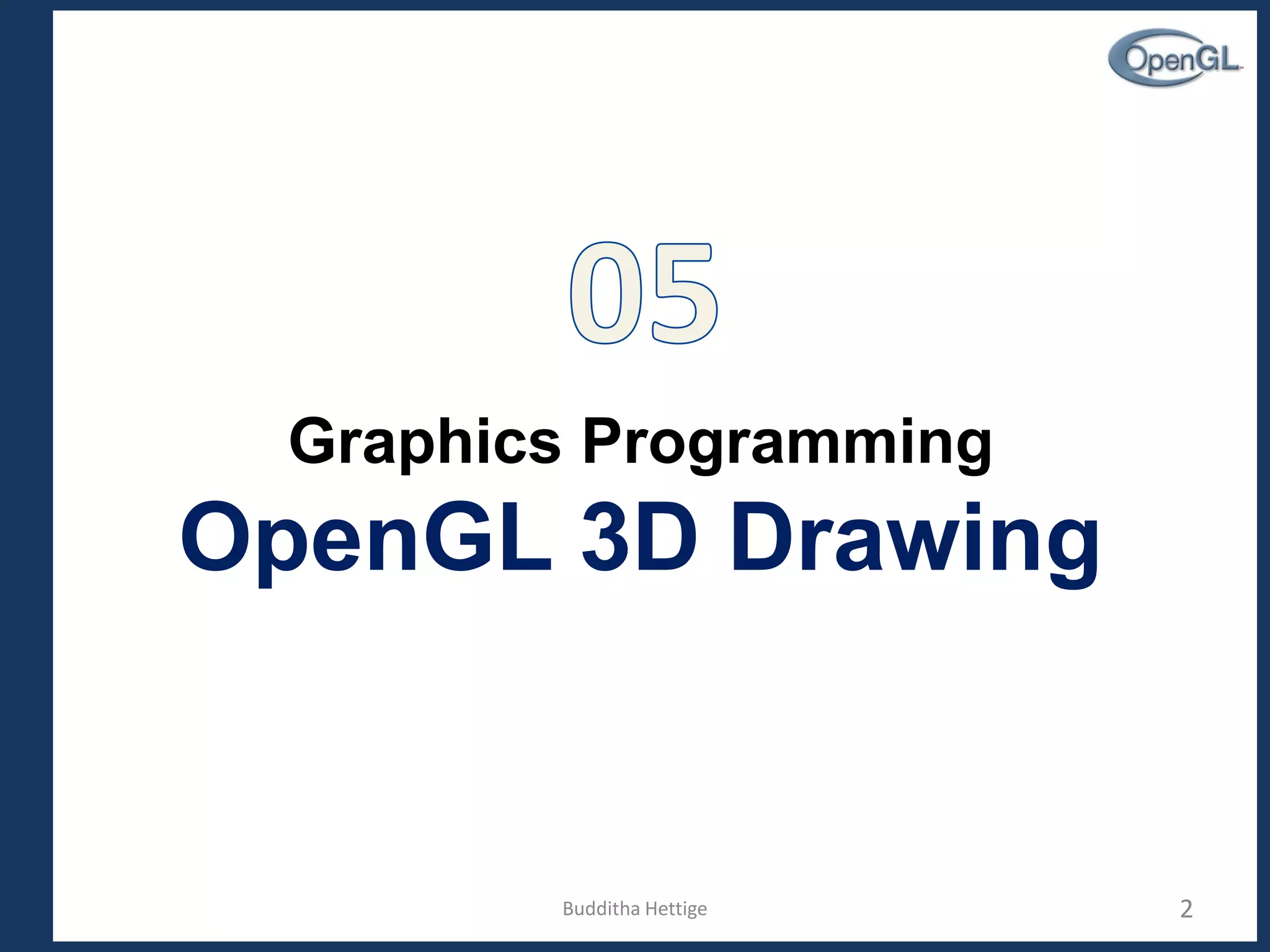 OpenGL 3D Drawing | PDF