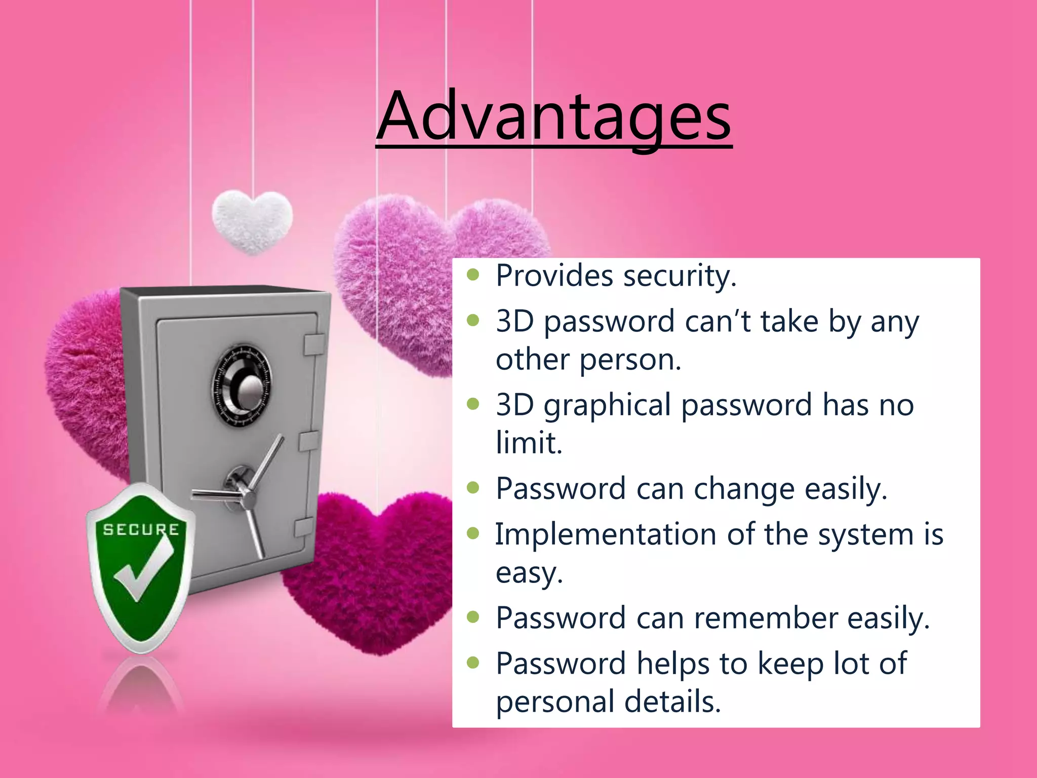 3D Password and its importance | PPT