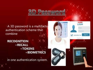 3D Password and its importance | PPT