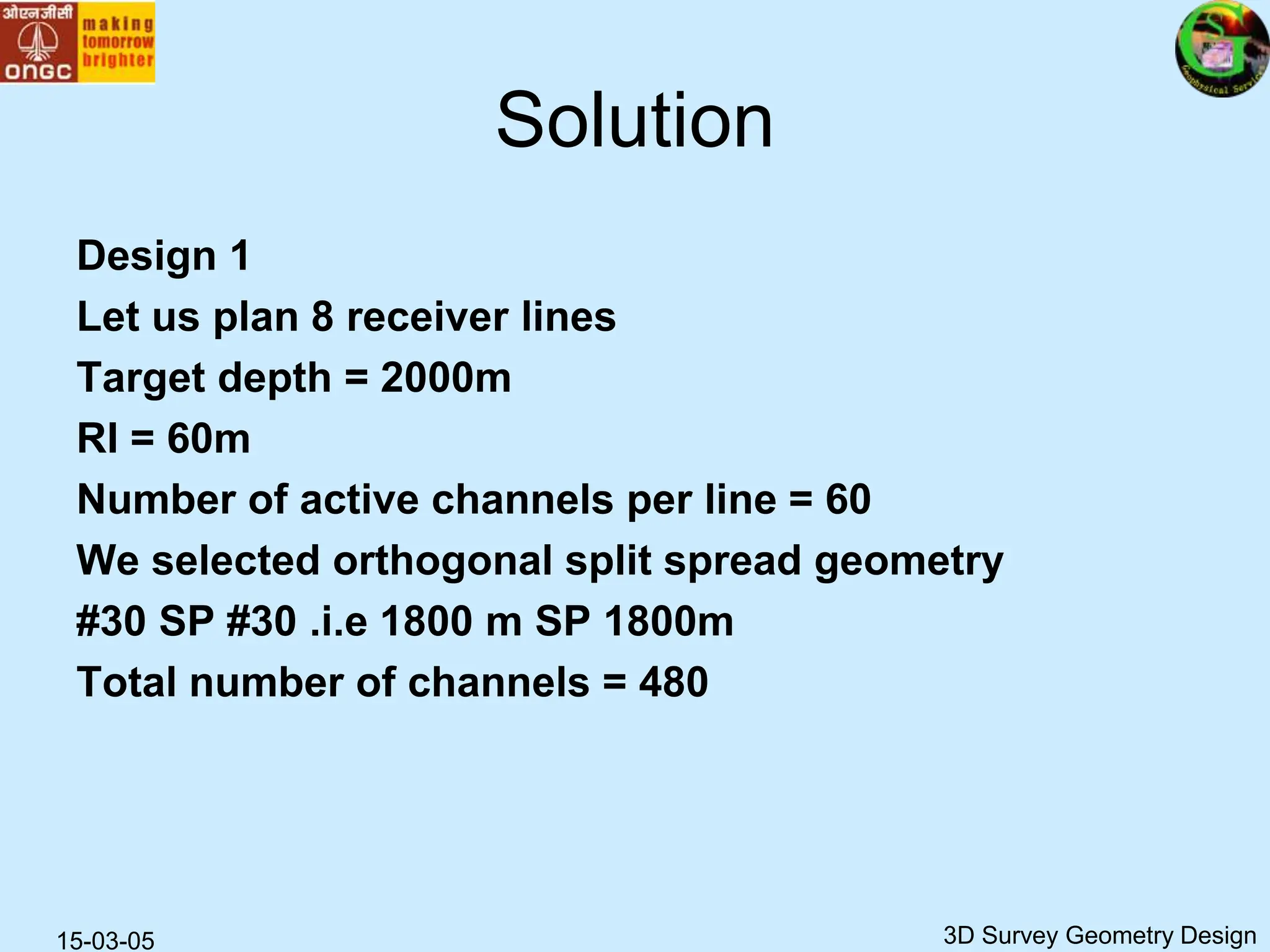 3D seismic data acqusition for subsurface | PPT