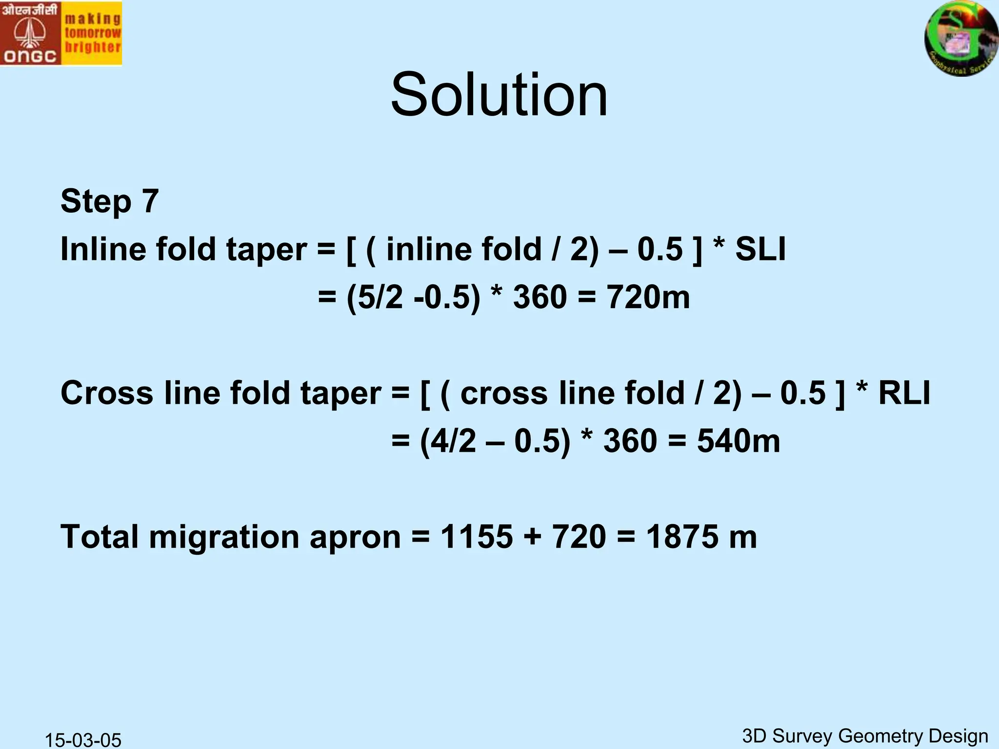 3D seismic data acqusition for subsurface | PPT