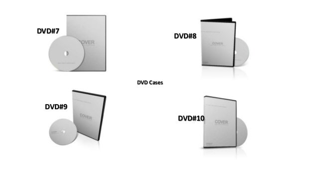 Convert 2D images to 3D cd, dvd, box samples