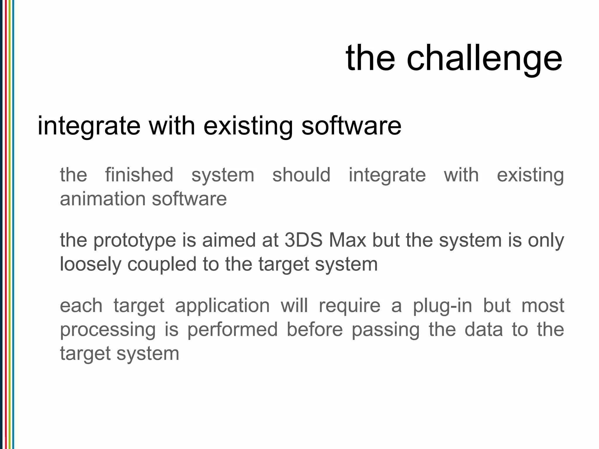 3D character performance capture based on hand motion analysis | PPT