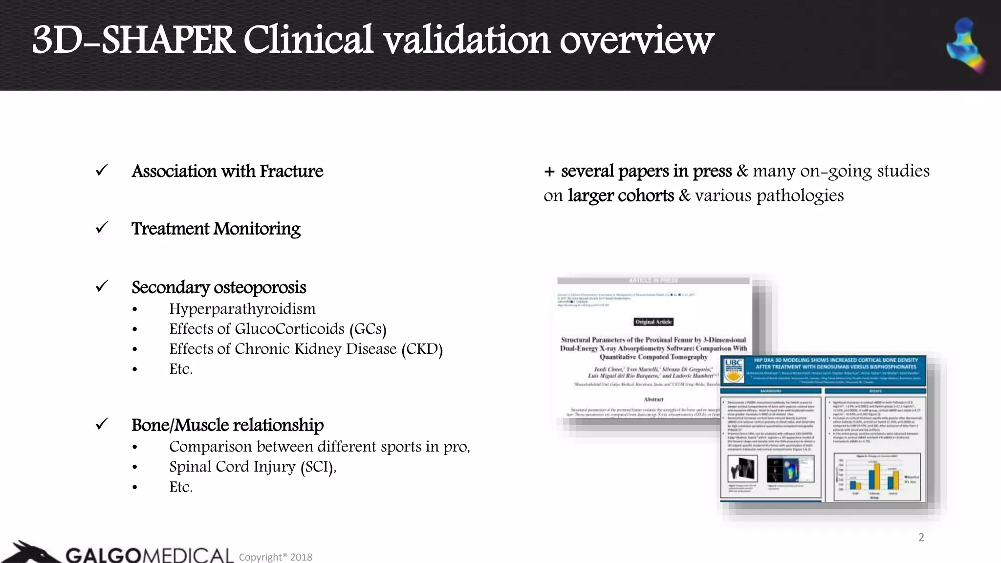 3D-DXA Technology - 3D-SHAPER(r) Software: clinical application | PPTX ...