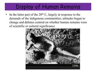 3d. ethical issues the study of human remains | PPTX