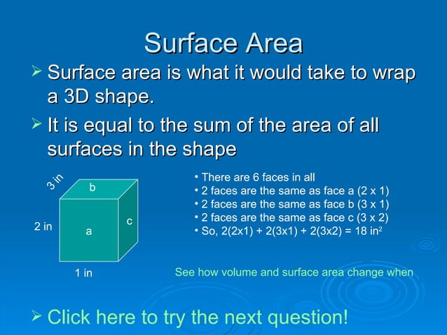 3D Figures- volume and surface area | PPT | 3-D Graphics | Computer Software and Applications