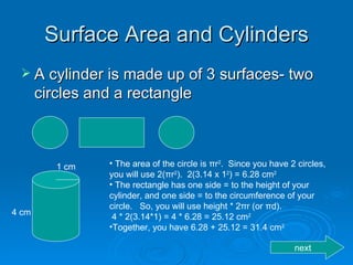 3D Figures- volume and surface area | PPT