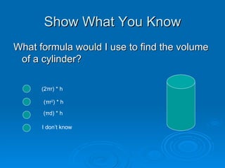3D Figures- volume and surface area | PPT