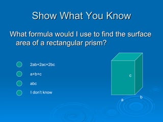 3D Figures- volume and surface area | PPT