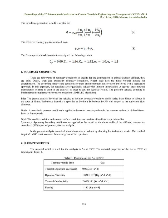 3D FLOW ANALYSIS OF AN ANNULAR DIFFUSER WITH AND WITHOUT STRUTS | PDF