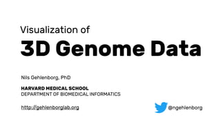 Visualization of 3D Genome Data | PPT