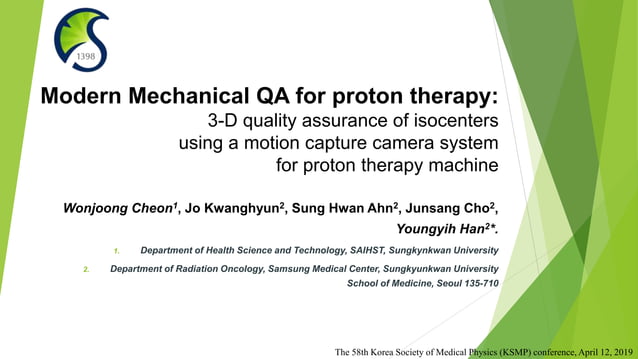3D isocenters quality assurance in radiation treatment room using a ...