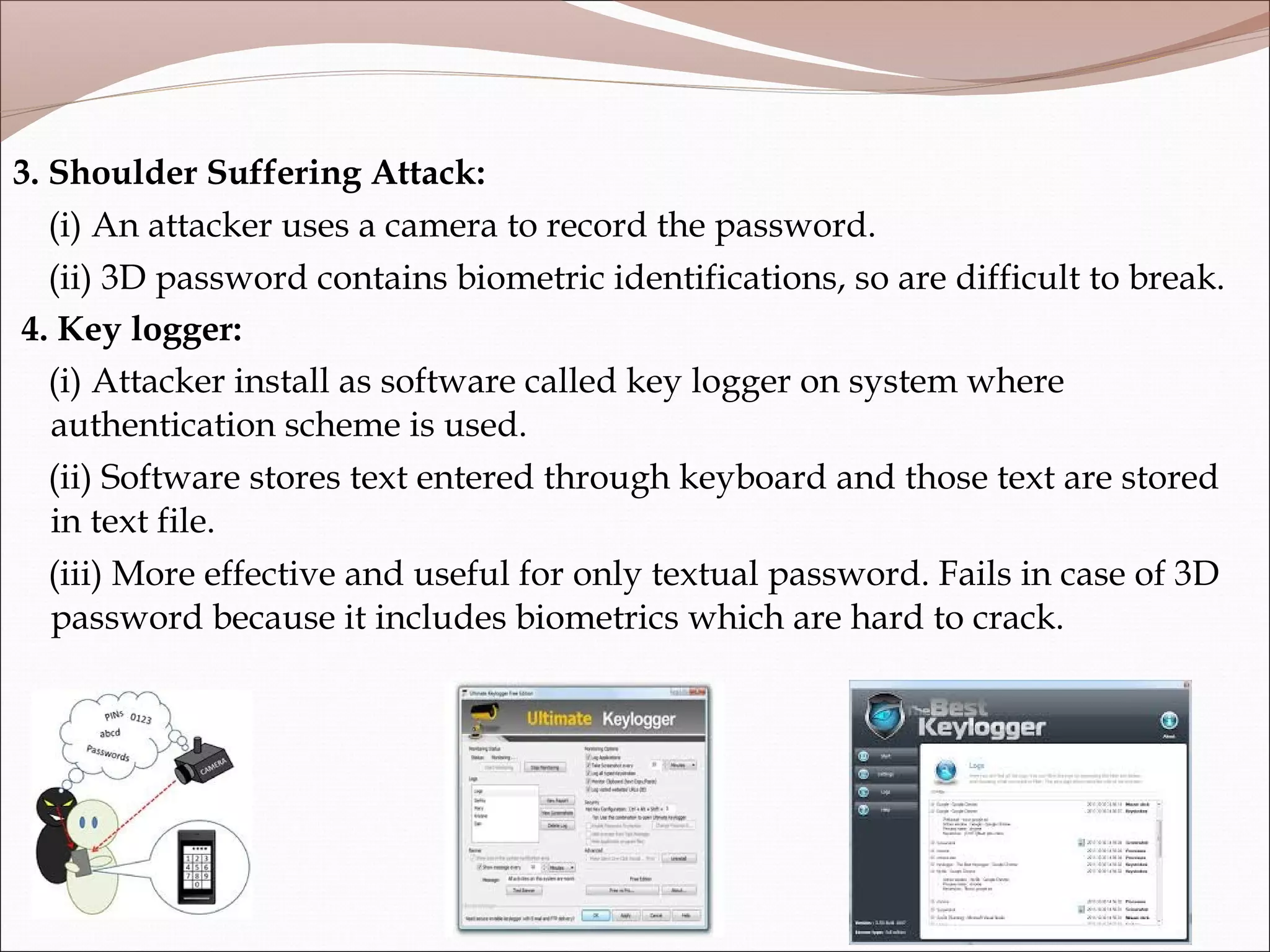 3d Password A More Secure Authentication Ppt