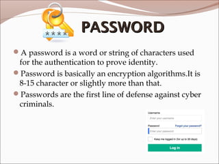 3D-Password: A More Secure Authentication | PPT