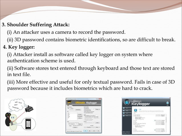 3d Password A More Secure Authentication Ppt