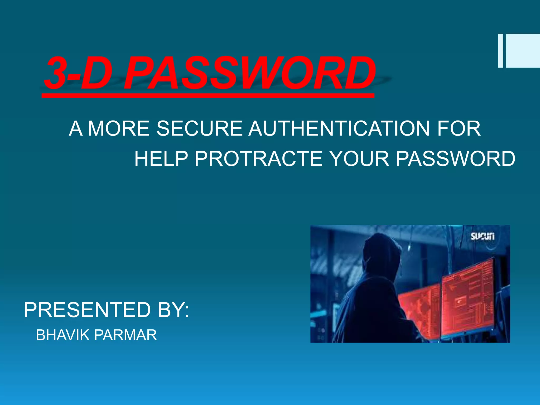 3D - password | PPTX