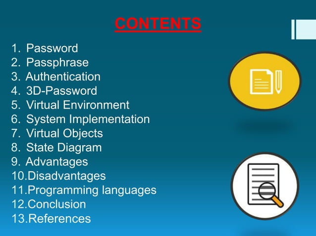 3D - password | PPTX