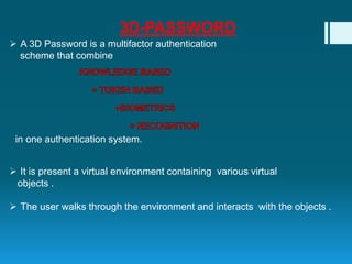 3D - password | PPTX