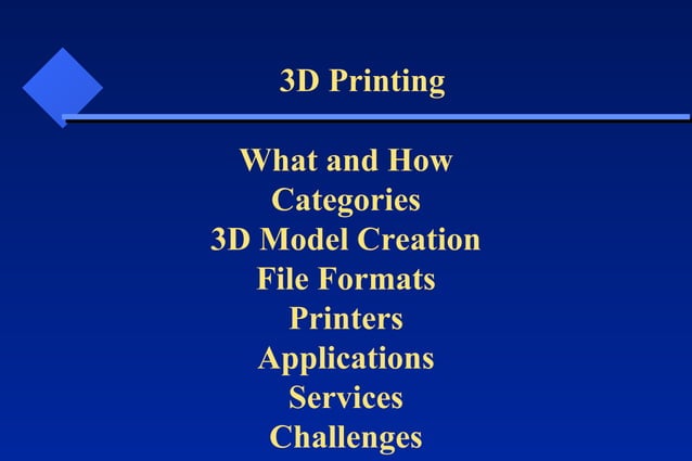 3D-Printing.ppt.......................... | PPT