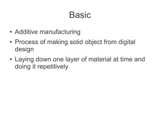 3D Printing - BCB13 | PPT