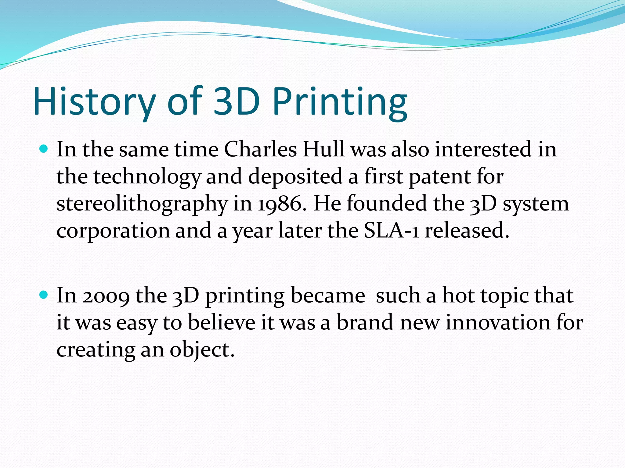 3D PRINTING | PPTX