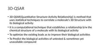 "Detailed 3D-QSAR PowerPoint Explaining Methods, Models, and ...