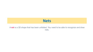 FS Maths Level 2 - May 27, 2023 (Nets, 3D shapes (surface area and ...