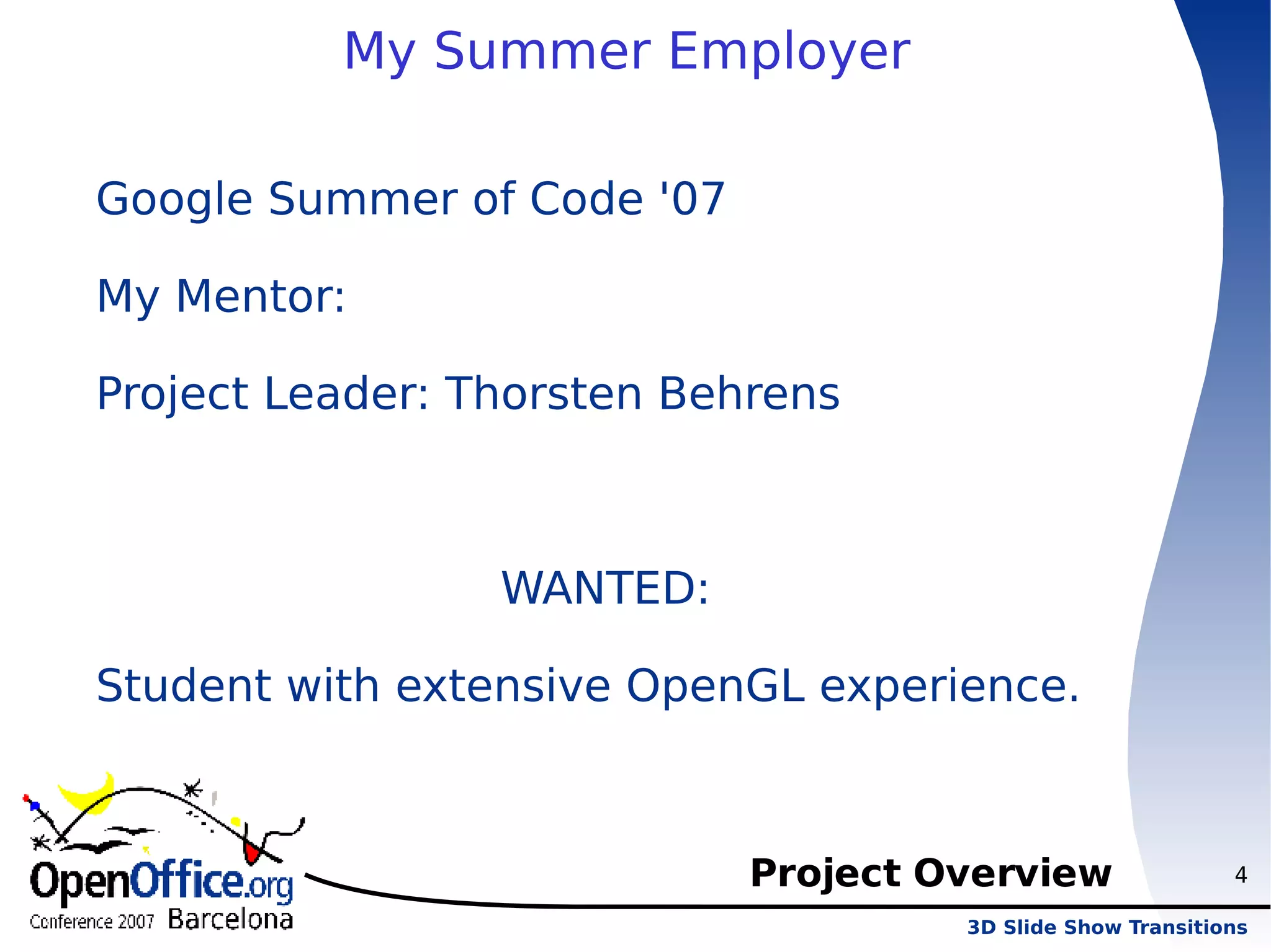 3D Slideshow Transitions: Adding OpenGL-Accelerated Transitional Effects For Impress | PPT