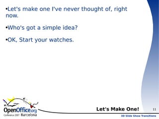 3D Slideshow Transitions: Adding OpenGL-Accelerated Transitional Effects For Impress | PPT