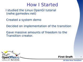 3D Slideshow Transitions: Adding OpenGL-Accelerated Transitional Effects For Impress | PPT