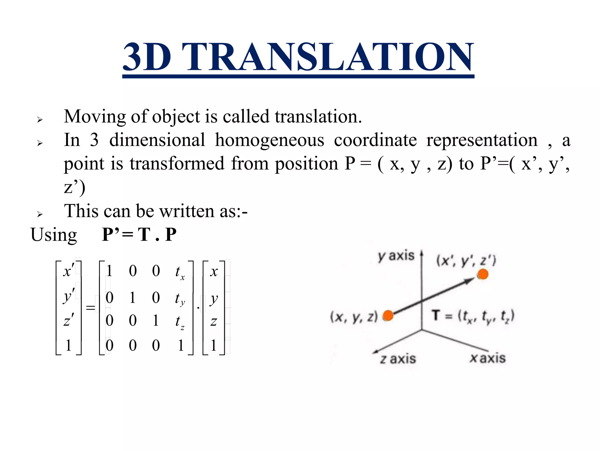 3D Transformation | PPTX