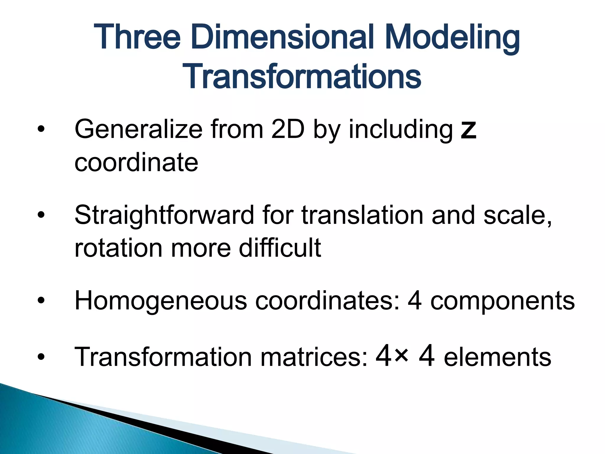 3D Transformation | PPTX