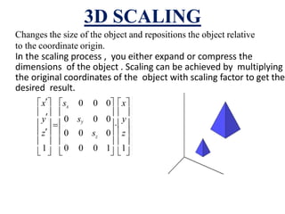 3D Transformation | PPTX