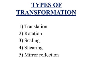 3D Transformation | PPTX