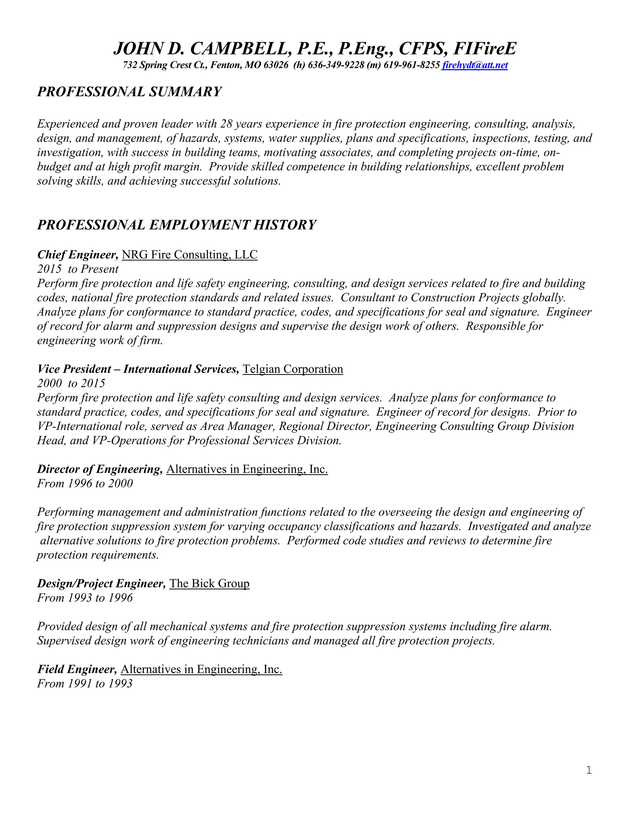 Campbell Resume | PDF