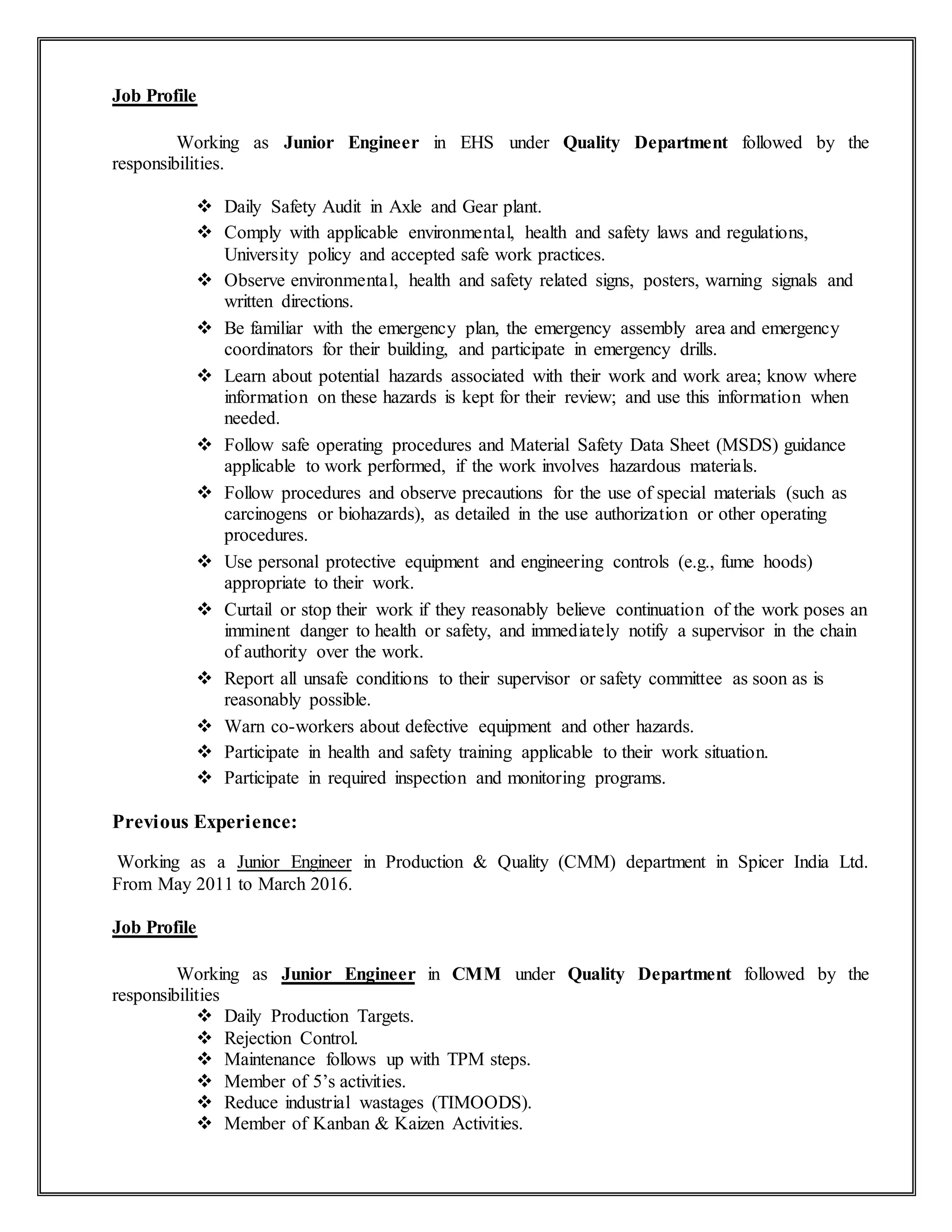 Ashok Resume | DOCX
