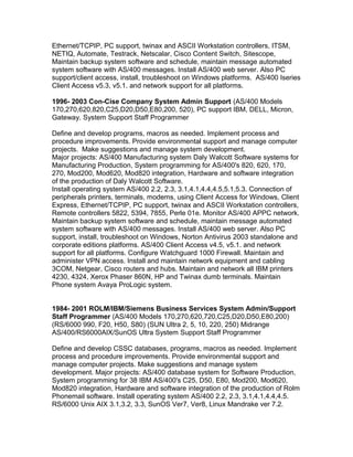 ResumeMarch2015 | DOC | IT and Internet Support | Internet